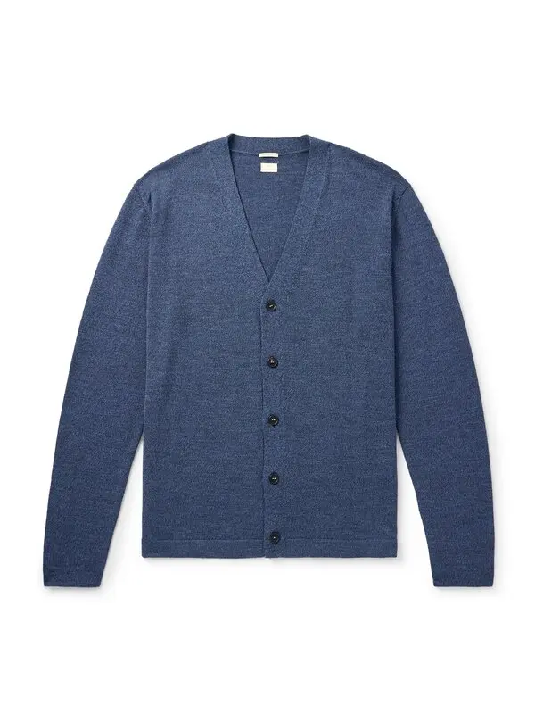 Massimo Alba Darcy Virgin Wool Cardigan - Blue