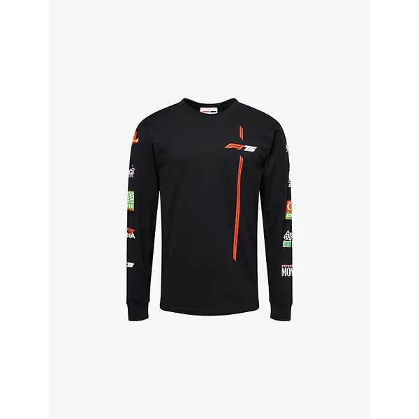FORMULA 1 F175 Track Classic Long-sleeve Cotton T-shirt - Black