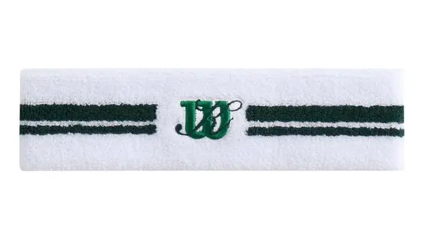 Kith X Wilson Terry Stripe Headband - White