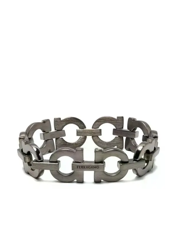 FERRAGAMO Gancini Link Bracelet - Silver