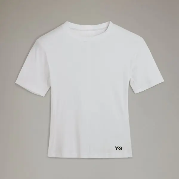 Adidas Fitted Short Sleeve Tee - Core White