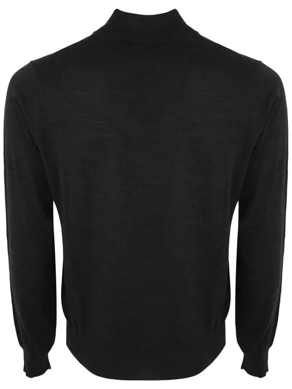 FILIPPO DE LAURENTIIS Royal Merino High Neck Sweater - Grey