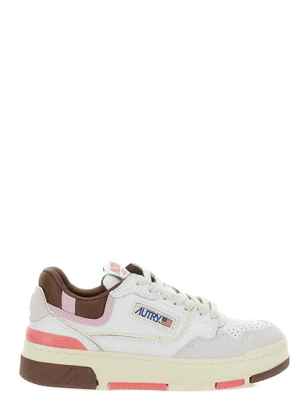AUTRY Low Top Leather Sneakers With Logo