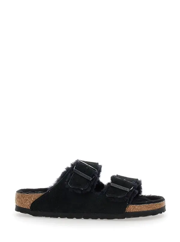 BIRKENSTOCK Arizona Suede Sandals With Logo
