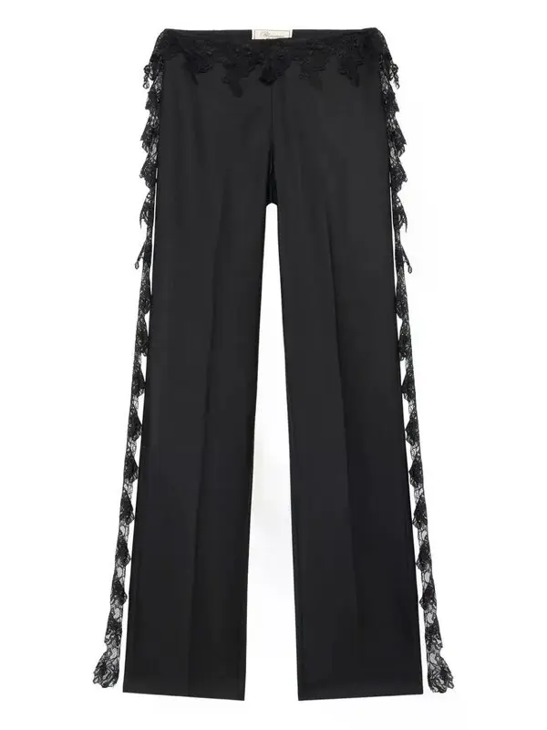 Blumarine Lace-trim Trousers
