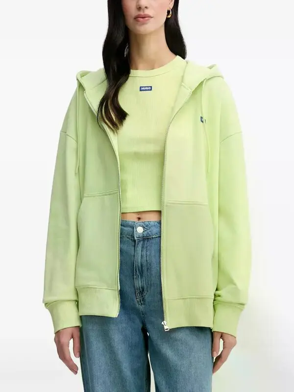 Hugo Boss Cotton Zip-up Hoodie