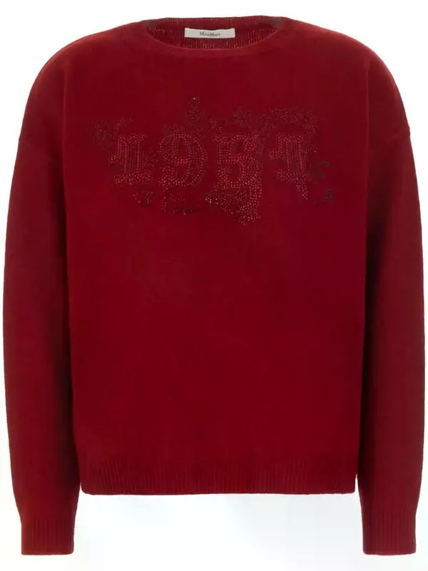 Max Mara Rhinestone 1951-motif Sweater