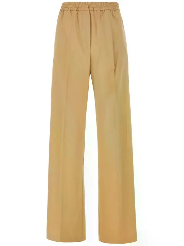 Max Mara Elasticated Waistband Trousers - Neutrals