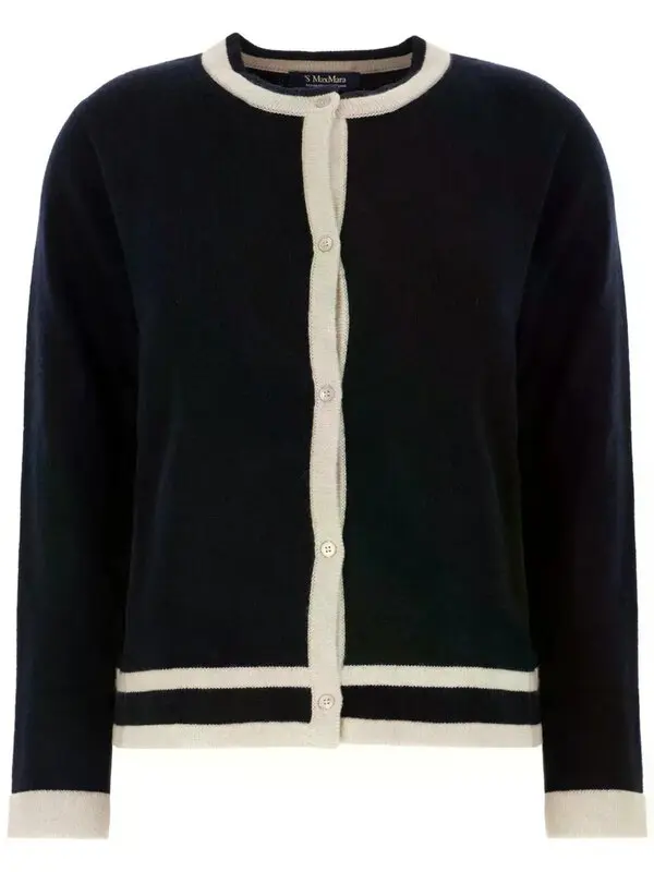 Max Mara Contrast-trim Cardigan
