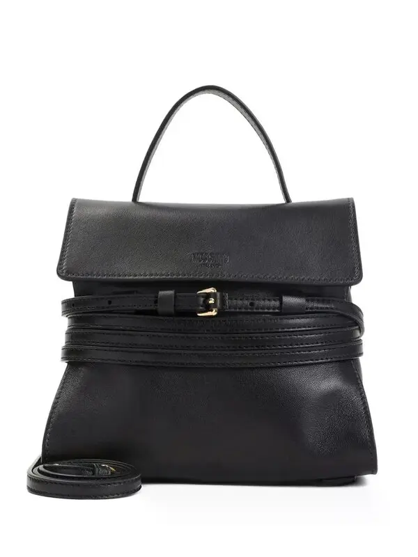 Moschino Small Tie Me Tote - Black