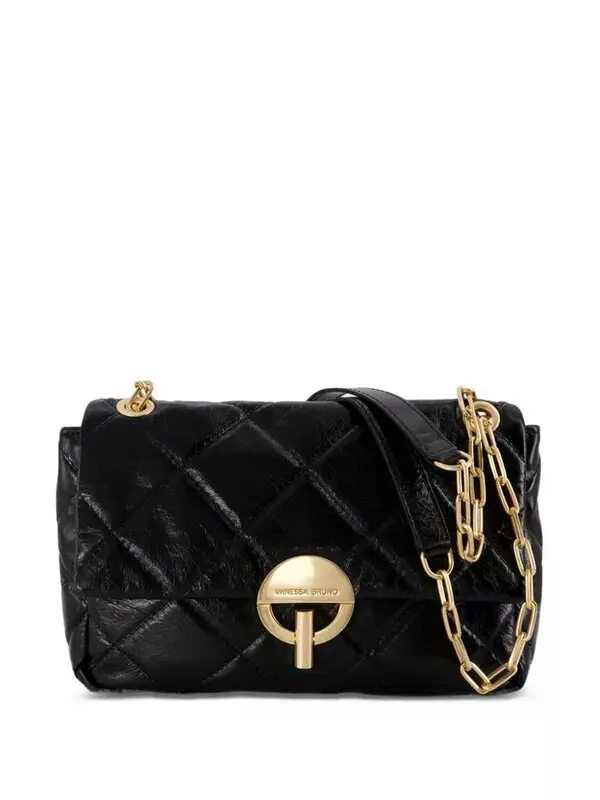 Vanessa Bruno Large Moon Shoulder Bag - Black