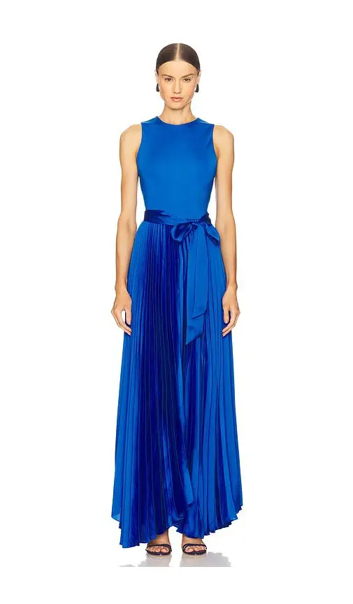 Alice + Olivia Chara Maxi Dress - True Blue