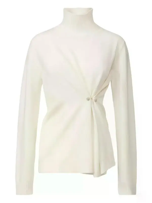 Fabiana Filippi High-neck Twisted-front Sweater