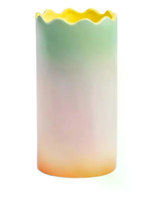 &K AMSTERDAM Fade Scalloped Vase