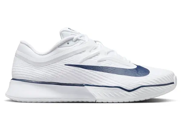 Nike Court Air Zoom Vapor Pro 3 Premium Hc Sneakers - White/midnight Navy Blue