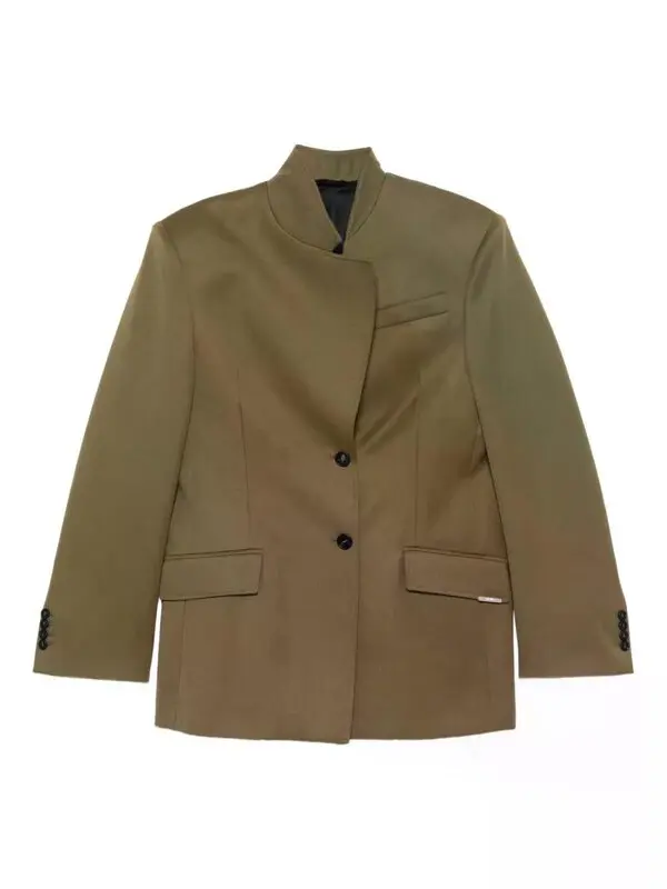 Attico Single-breasted Blazer - Green