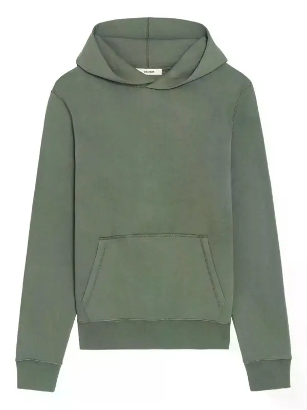 Zadig&Voltaire Cotton Embroidered Hoodie - Green