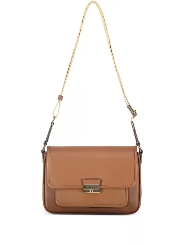Michael Kors Bradshaw Leather Shoulder Bag - Brown