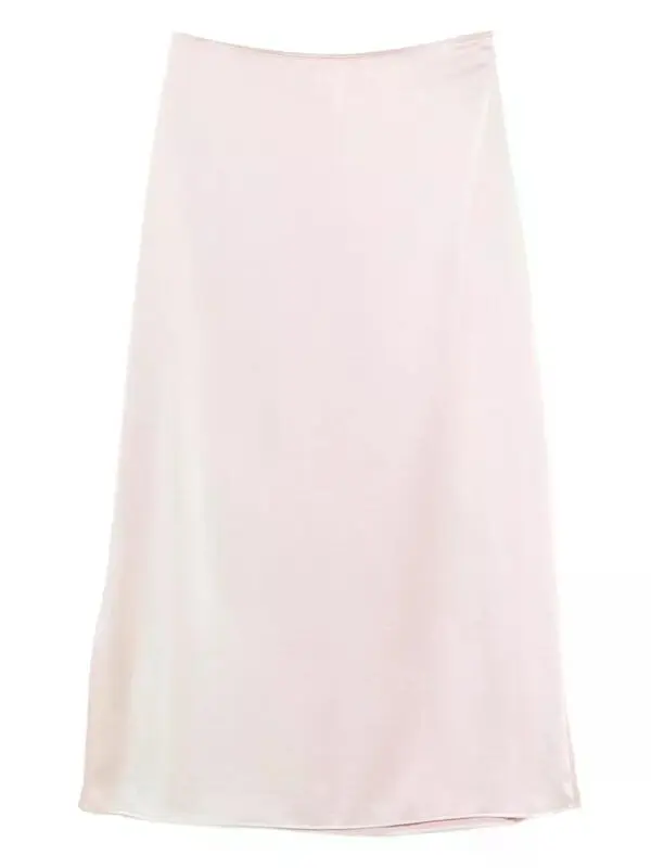 Max Mara Satin-finish Midi Skirt