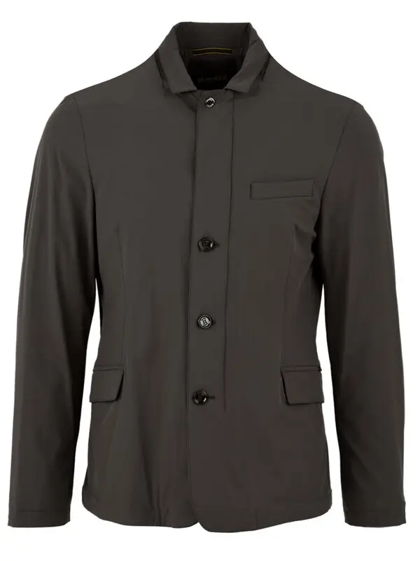 MOORER Long Sleeve Jacket - Grey