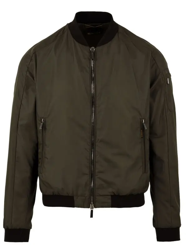 MOORER Zip Up Jacket - Forest
