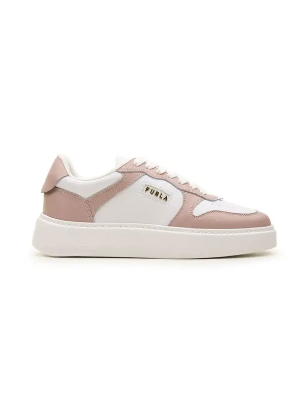Furla Lace Up Sneakers - Corolla/talco