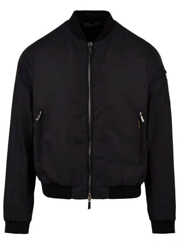 MOORER Zip-up Jacket - Blue