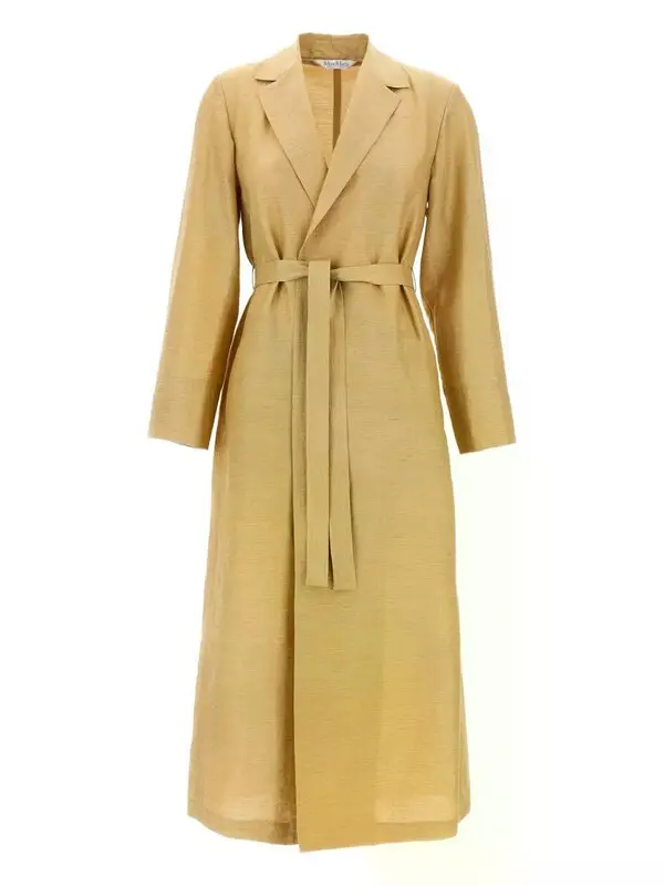 Max Mara Meandro Belted Coat - Neutrals