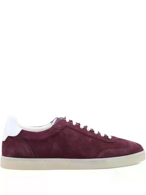 Brunello Cucinelli Suede Trainers - Red