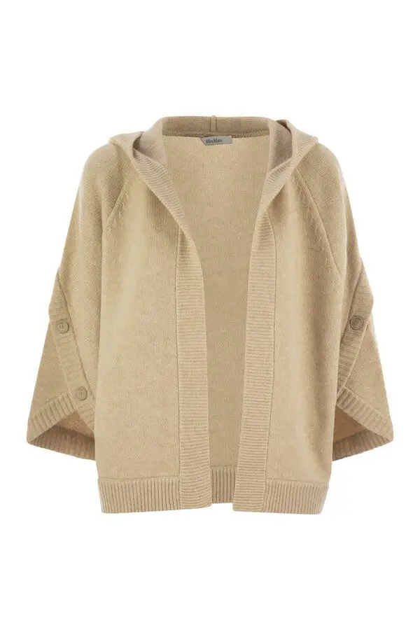 Max Mara Vals Wool And Cashmere Cardigan - Beige
