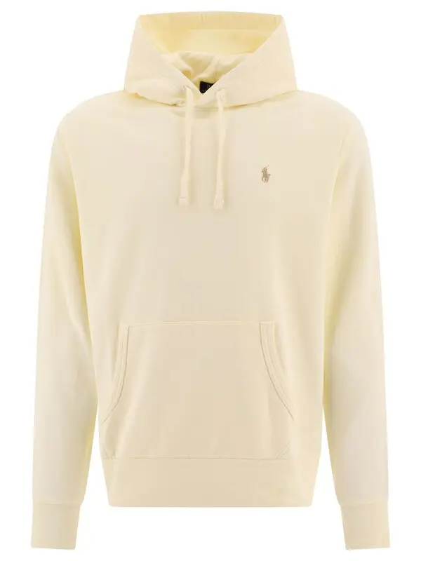 Ralph Lauren Cotton Loopback Hoodie - Beige