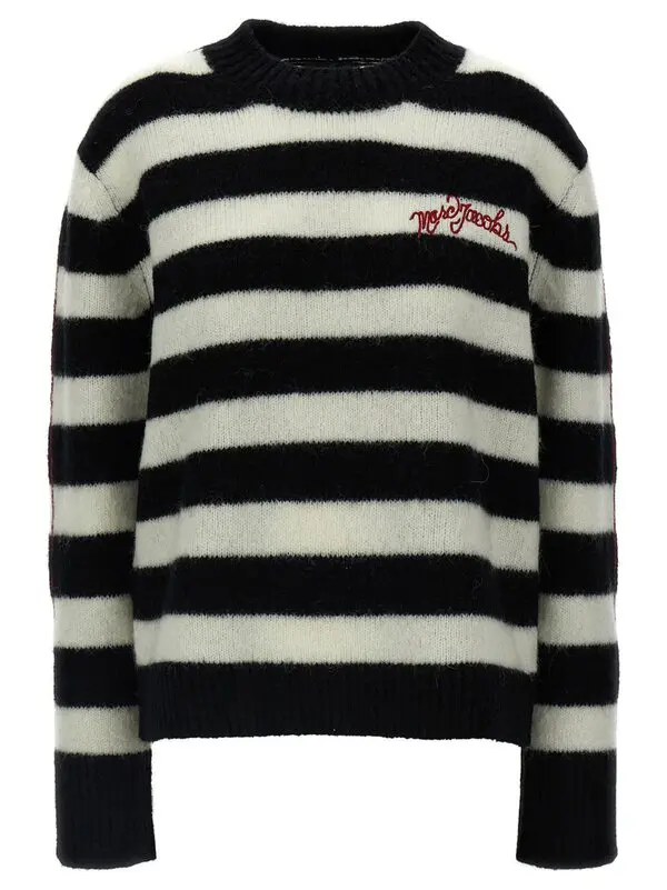 Marc Jacobs Striped Alpaca And Wool Sweater - Multicolor