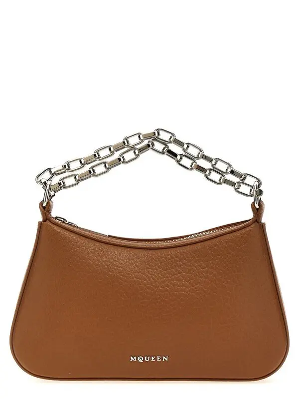 Alexander McQueen T-bar Mini' Handbag - Brown