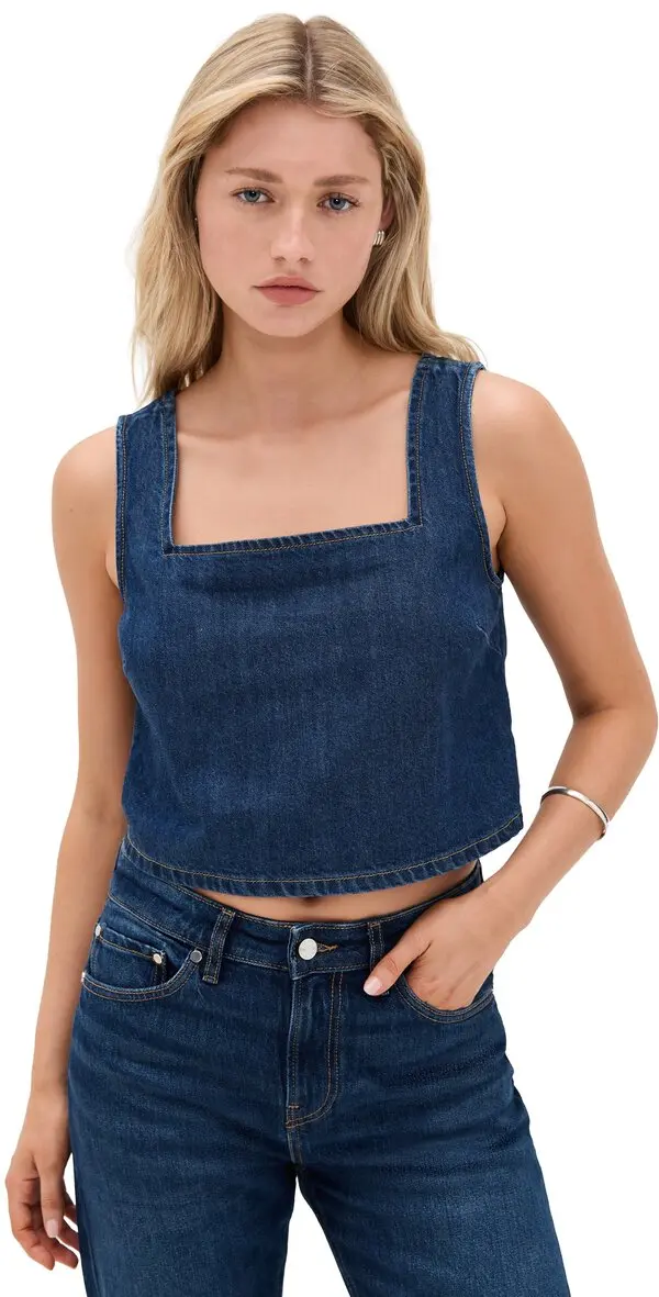 Paige Aelita Denim Top - Splendor