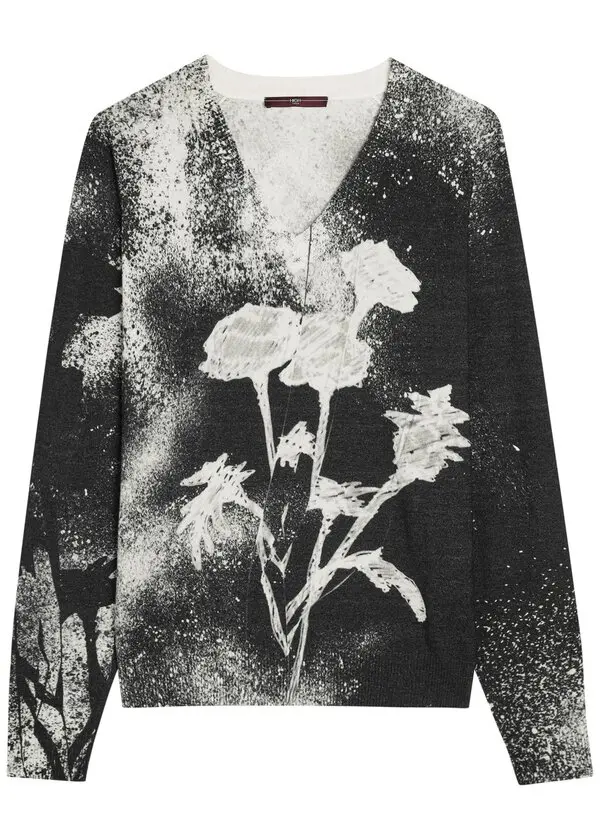 High Amuse Printed Rayon-blend Top - Multicoloured