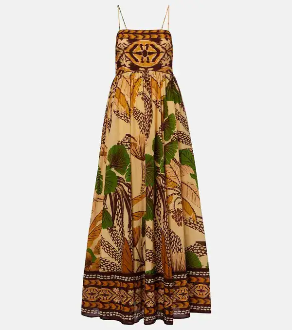 Farm Rio Aracati Maxi Dress - Multicoloured - 20% Off | Editorialist