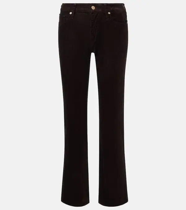 7 For All Mankind Calie Straight Mid-rise Flare Jeans