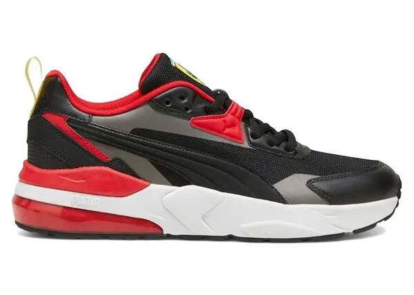 PUMA Vis2k Scuderia Ferrari Sneakers - Black/rosso Corsa/aged Silver