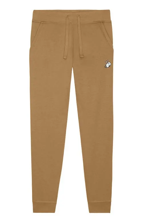 DALIX Heartly Ghost Midweight Fleece Jogger Pant - Khaki