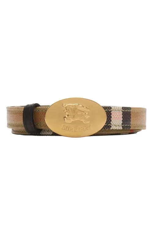 Burberry Knight Stamp Reversible Belt