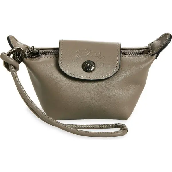 Longchamp Le Pliage Xtra Leather Coin Purse - Turtledove