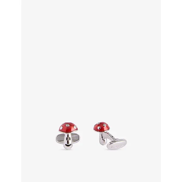 Paul Smith Toadstool Copper And Zinc Cufflinks - Red