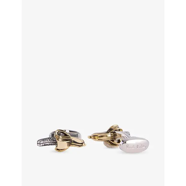 Paul Smith Banana Copper And Zinc Cufflinks - Yellow