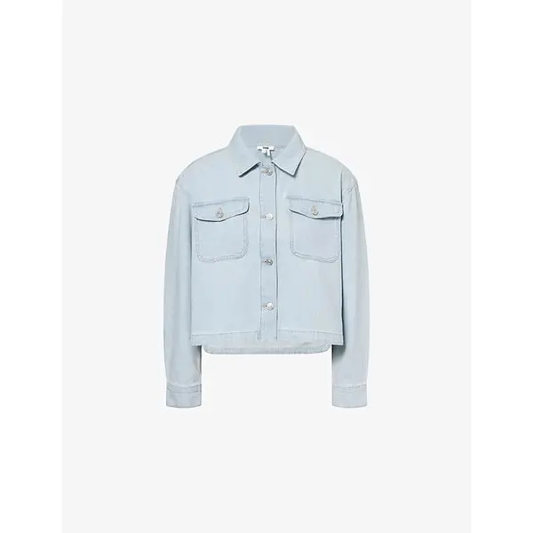 Paige Natalia Crop Denim Jacket