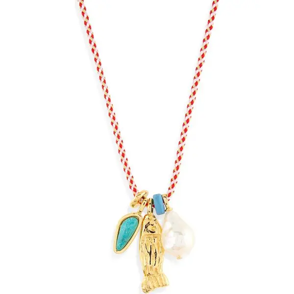 LIZZIE FORTUNATO Minnow Charm Necklace