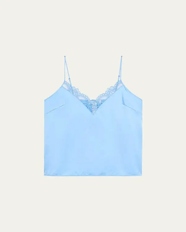 Lise Charmel Lace-trimmed Silk Camisole