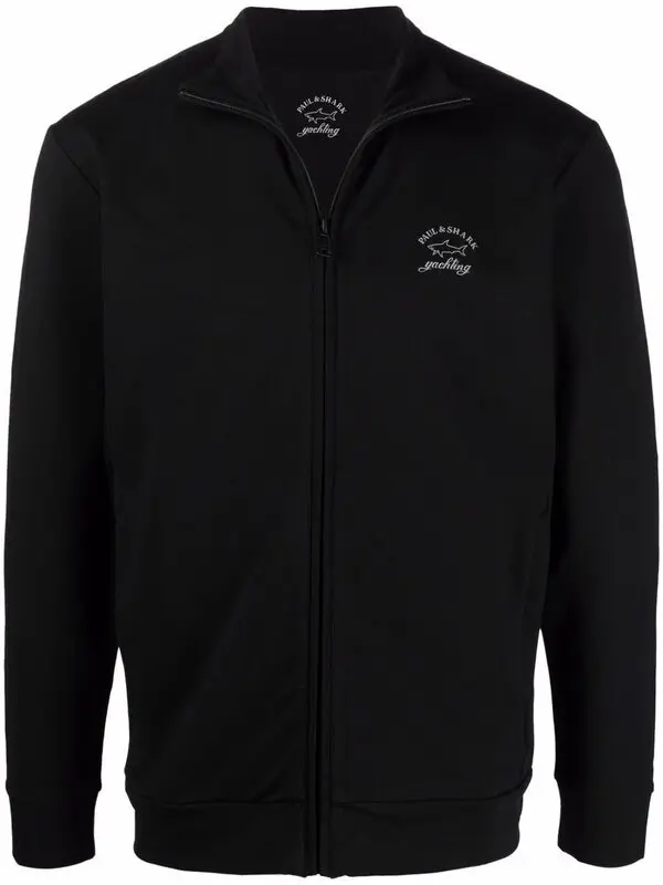 Paul & Shark Logo-print Zip-up Sweatshirt