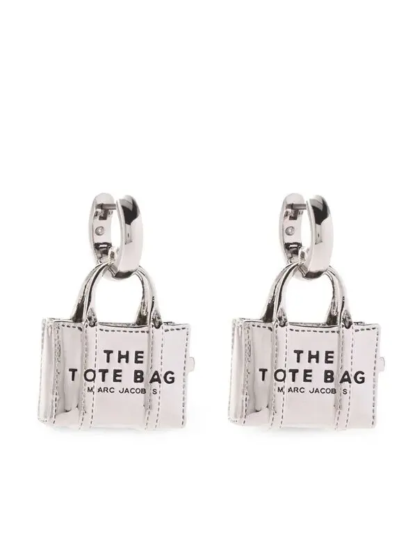 Marc Jacobs The Tote Earrings Accessories - Grey