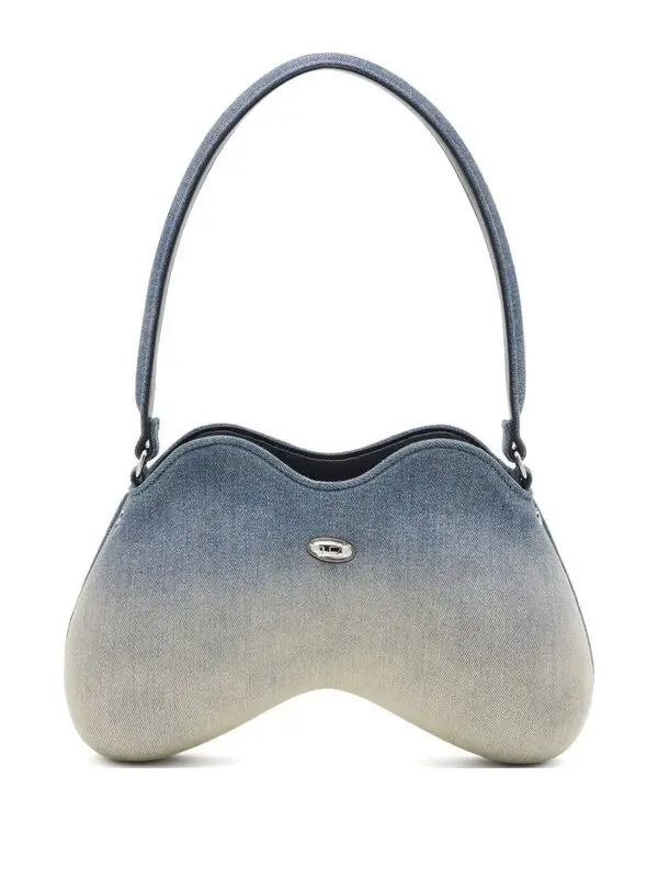 Diesel Denim Shoulder Bag - Clear Blue