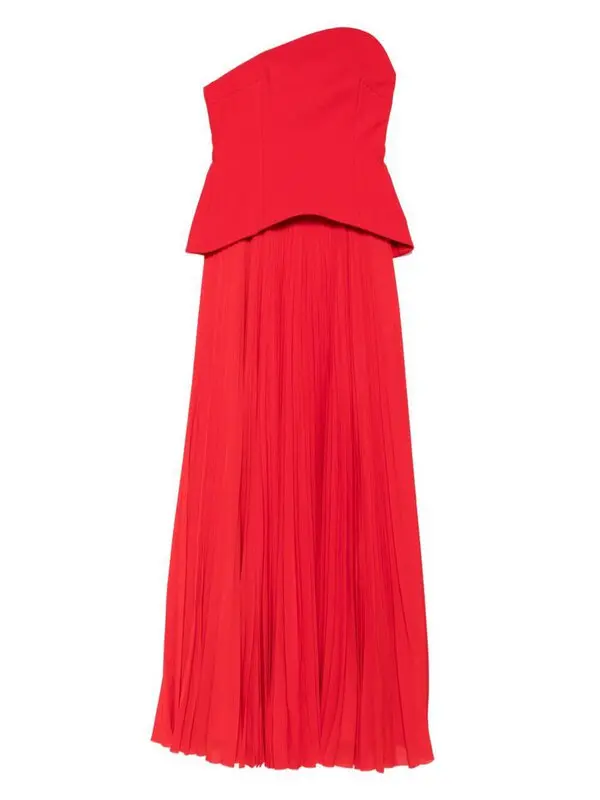 Solace London Britt Maxi Dress - Red